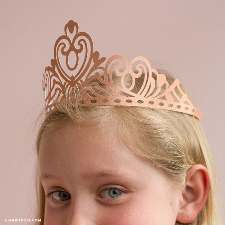 Papercut Princess Crown & Cupcake Toppers for the Royal Wedding