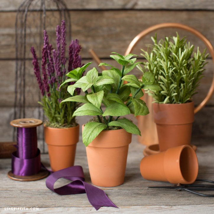 Plant Your Own Crepe Paper Herb Garden - 3 Easy DIY Projects