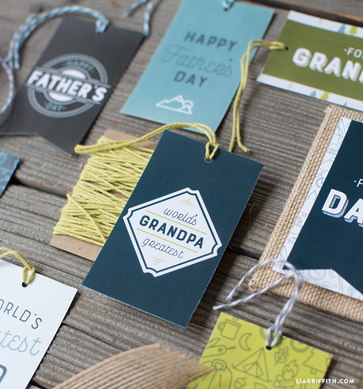 Download These Outdoor Father's Day Printable Gift Tags