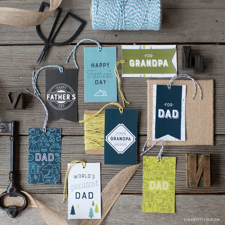 Download These Outdoor Father's Day Printable Gift Tags