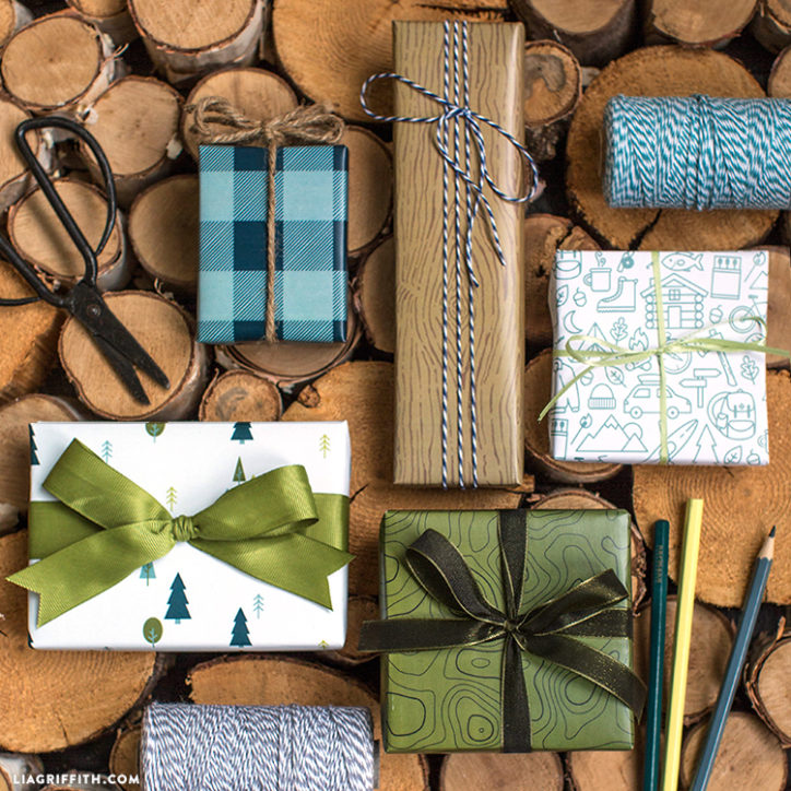 Download and Print Father's Day Camping Gift Paper