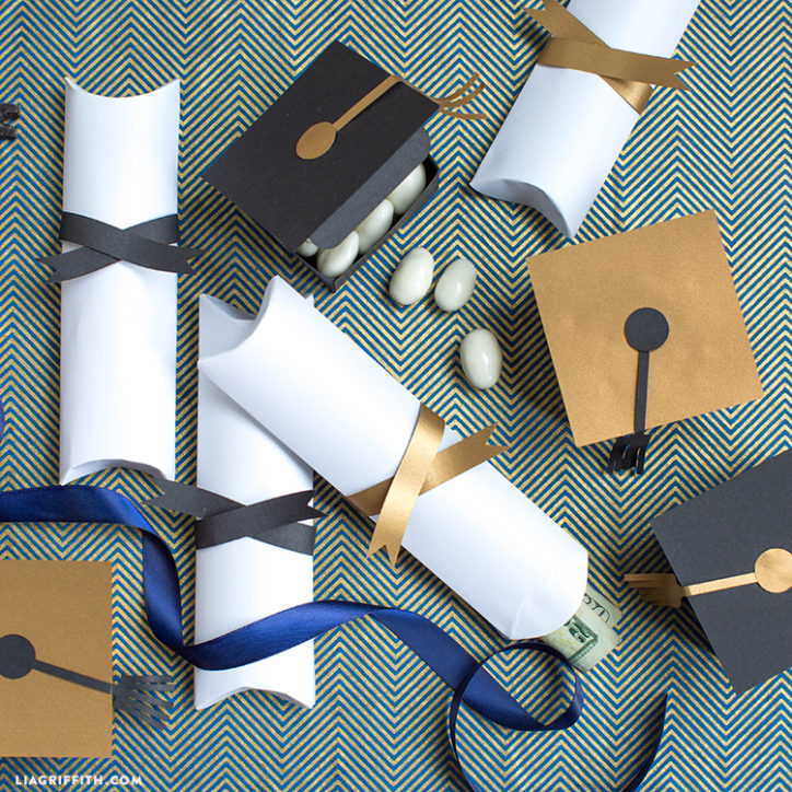 Treat Your Grad With Foldable Graduation Cap & Diploma Treat Boxes