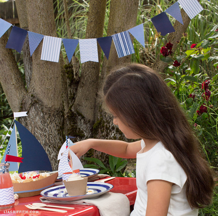 Let's Get Nautical with This Seafaring Summer Party Pennant Banner!