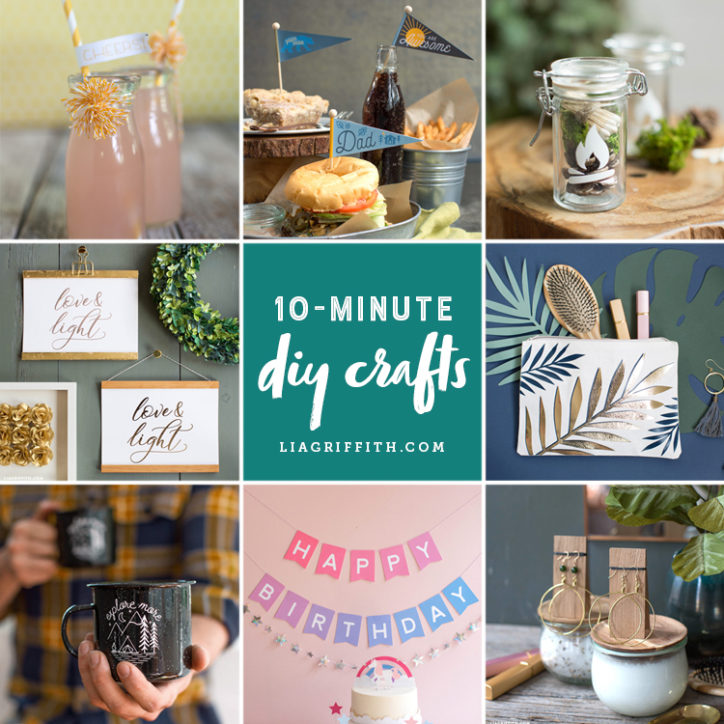 Create in No Time at All with These 10-Minute Easy Crafts!