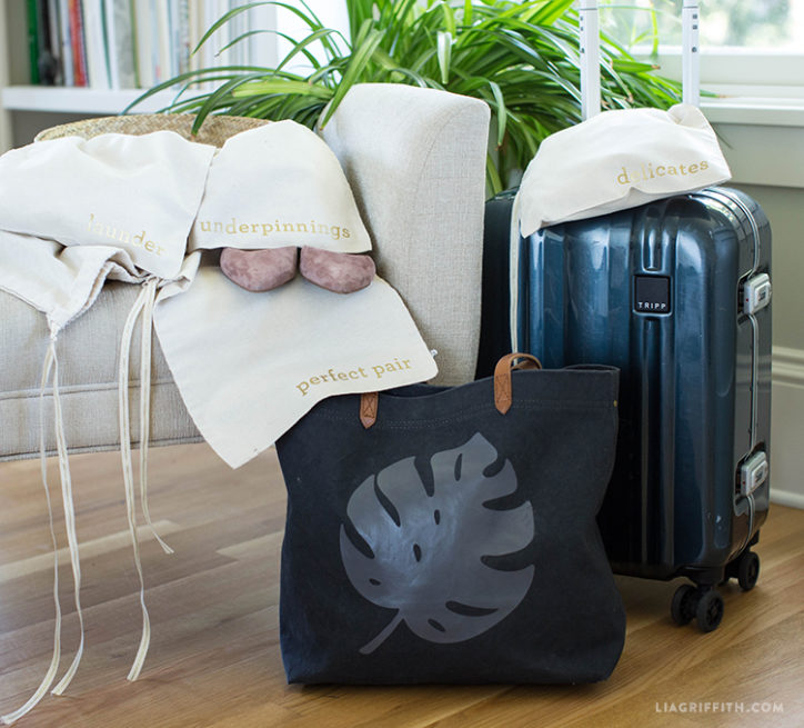 Iron-On Canvas Travel Laundry Bags for Your Next Trip