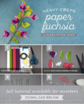Learn How to Make Paper Flowers: Crepe Paper Fuchsia