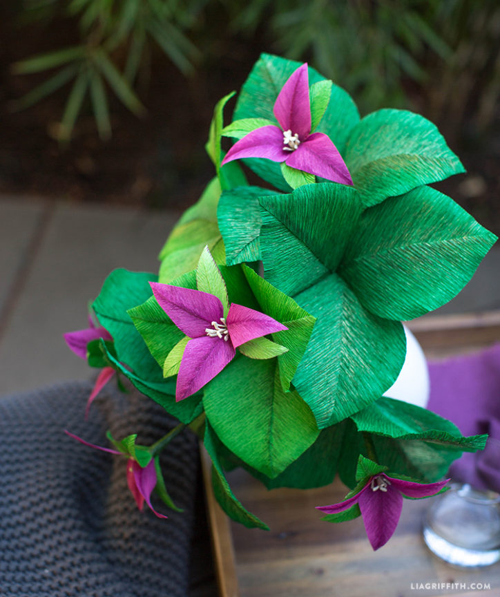 Adorn Your Home with This Next-Level Heavy Crepe Paper Trillium Flower