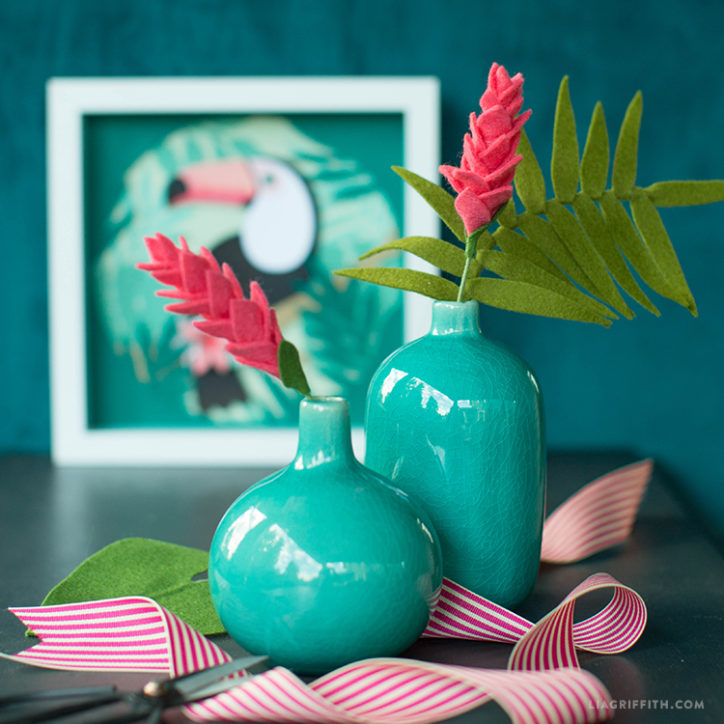 Spice Up Your Felt Bouquet with This Easy-Peasy Felt Ginger!