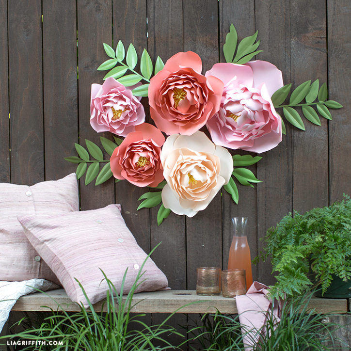 Have Floral Fun with This Paper Jumbo Peonies Backdrop