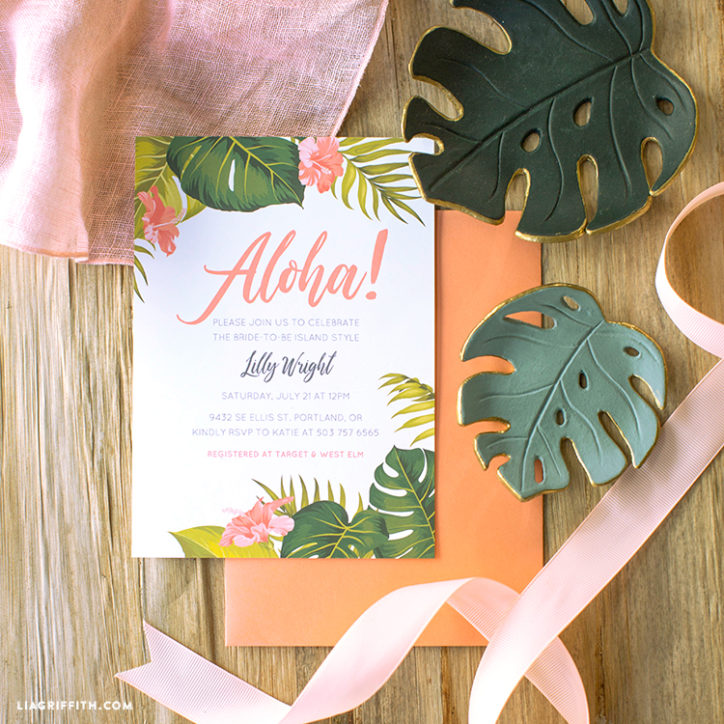 Lu-Wow Your Friends and Family with Tropical Party Invitations!