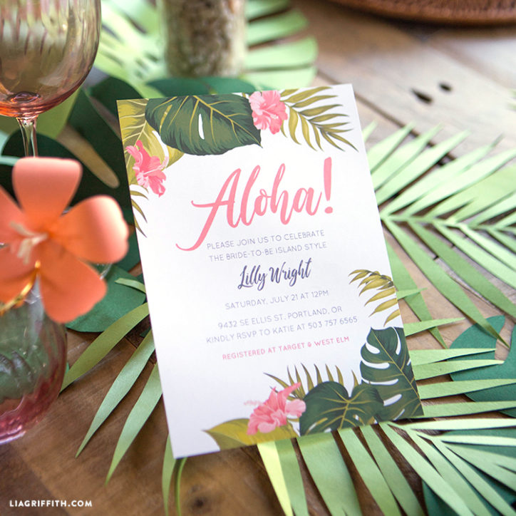 Lu-Wow Your Friends and Family with Tropical Party Invitations!