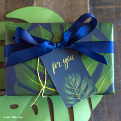 Customize This Tropical Gift Tag Template for All Your Summer Parties!