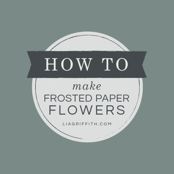 Learn How to Make Frosted Paper Flowers Like a Pro!