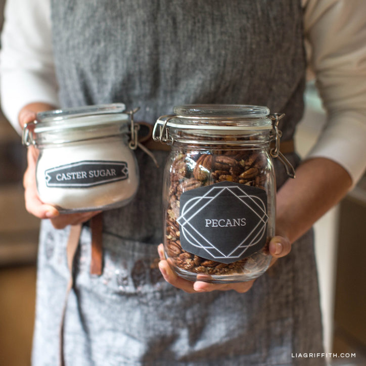 Edit, Print, and Stick! Get These Modern Pantry Labels - Lia Griffith