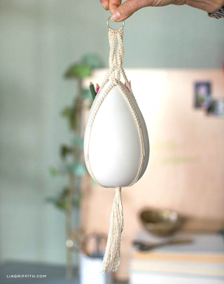 How to Make This Mini Macramé Wall Hanging - Lia Griffith