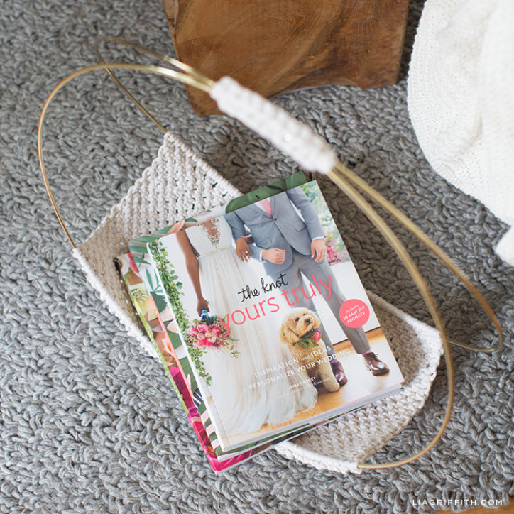 How to Make a Macrame Magazine Holder - Lia Griffith