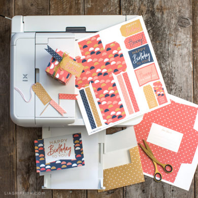Canon's New Crafting Printer + Printable Birthday Cards - Lia Griffith