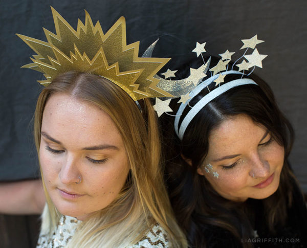 Sun and Moon Headbands DIY Template & Tutorial - Lia Griffith