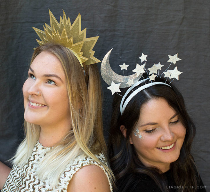 Sun and Moon Headbands DIY Template & Tutorial - Lia Griffith