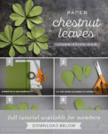 Paper Chestnut Leaves - Lia Griffith