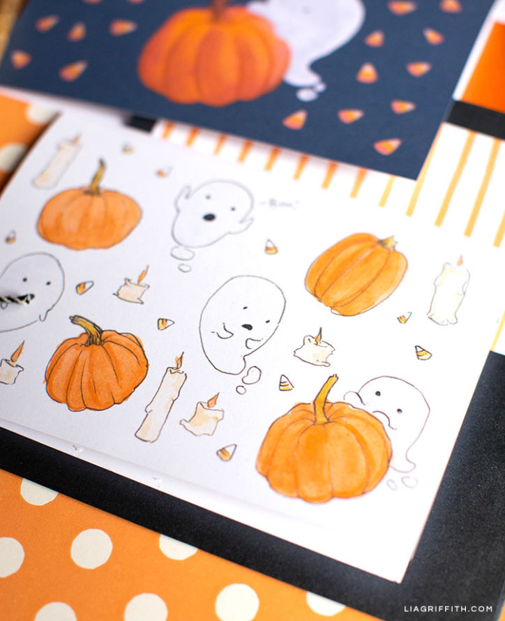 Enjoy These Free Printable Halloween Cards - Lia Griffith