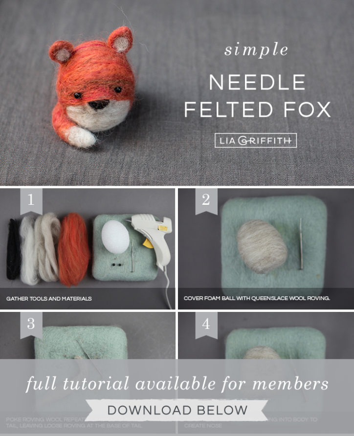 How to Make a Needle Felted Fox (It's Simple!) - Lia Griffith
