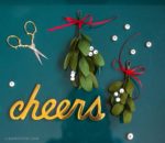 DIY Crepe Paper Mistletoe to Hang in Your Home - Lia Griffith