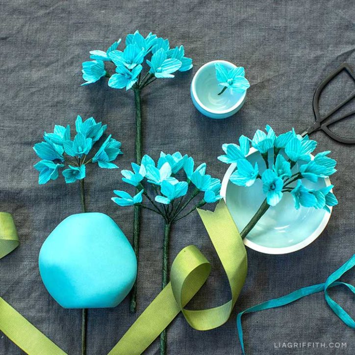 Video Tutorial: Crepe Paper Hydrangea (Starter Pattern) - Lia Griffith