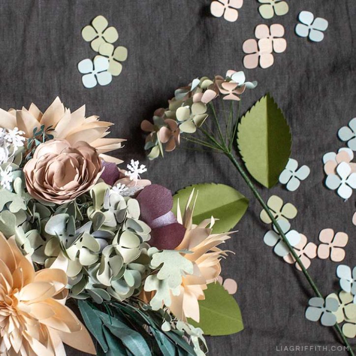 VIDEO: Paper Hydrangea Arrangements - Lia Griffith