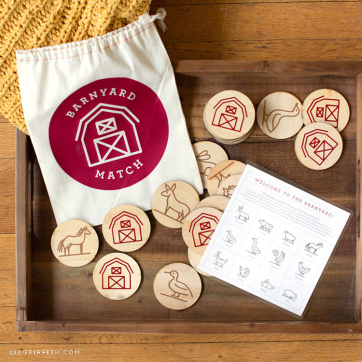 FREE Barnyard Memory Game for Kids - Lia Griffith