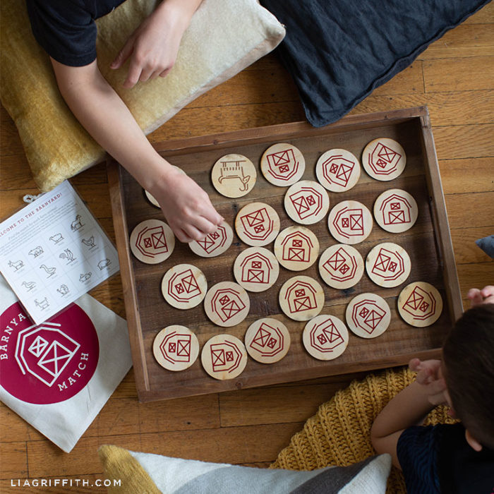 FREE Barnyard Memory Game for Kids - Lia Griffith