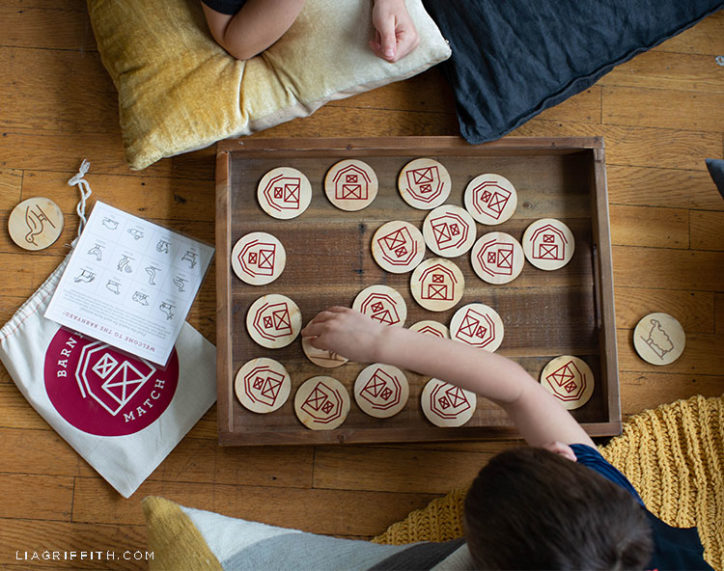 FREE Barnyard Memory Game for Kids - Lia Griffith