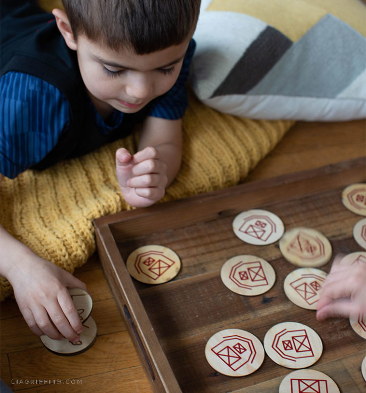 FREE Barnyard Memory Game for Kids - Lia Griffith