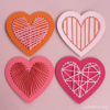 Heart Lacing Card Valentine Craft Kit - Lia Griffith