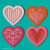 Heart Lacing Card Valentine Craft Kit - Lia Griffith