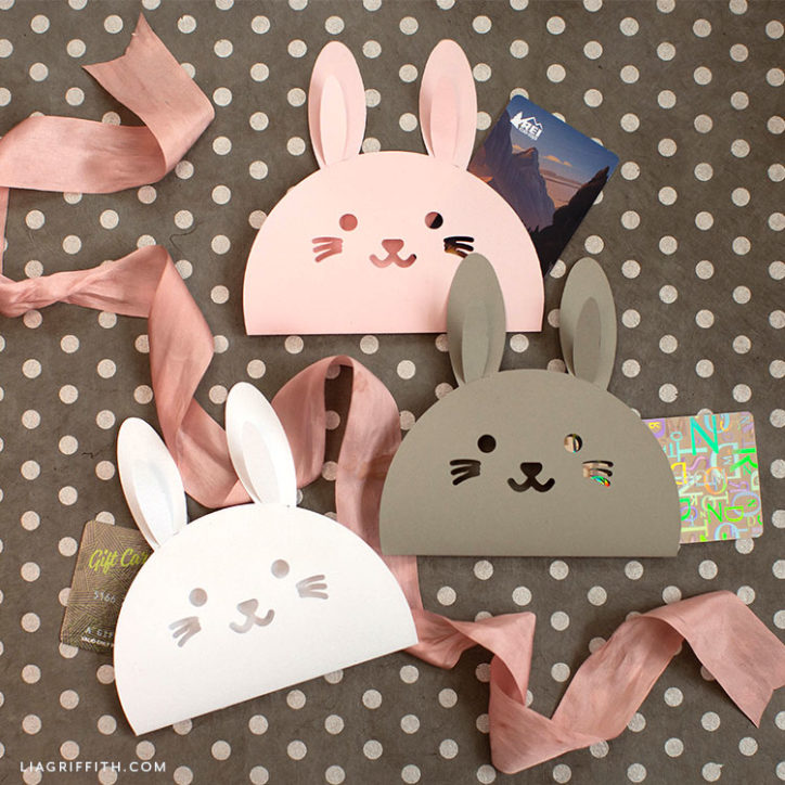 Easter Bunny Gift Card Holders - Lia Griffith