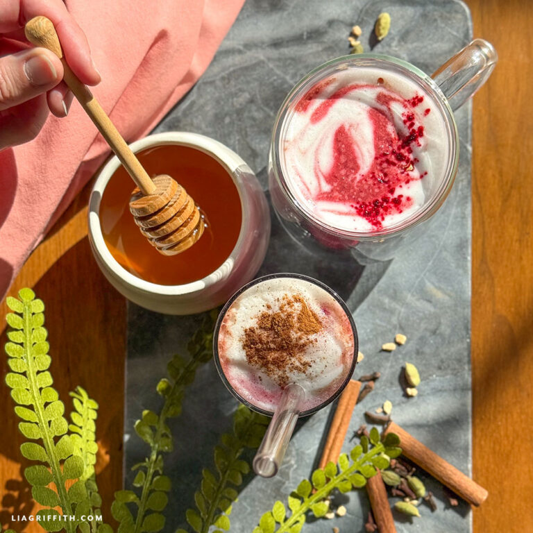 Pink Latte Recipe - Lia Griffith