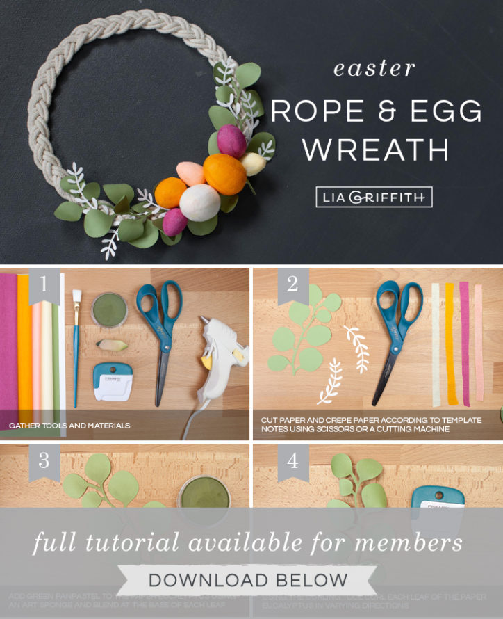 Seasonal DIY Decor: How to Make an Easter Wreath - Lia Griffith