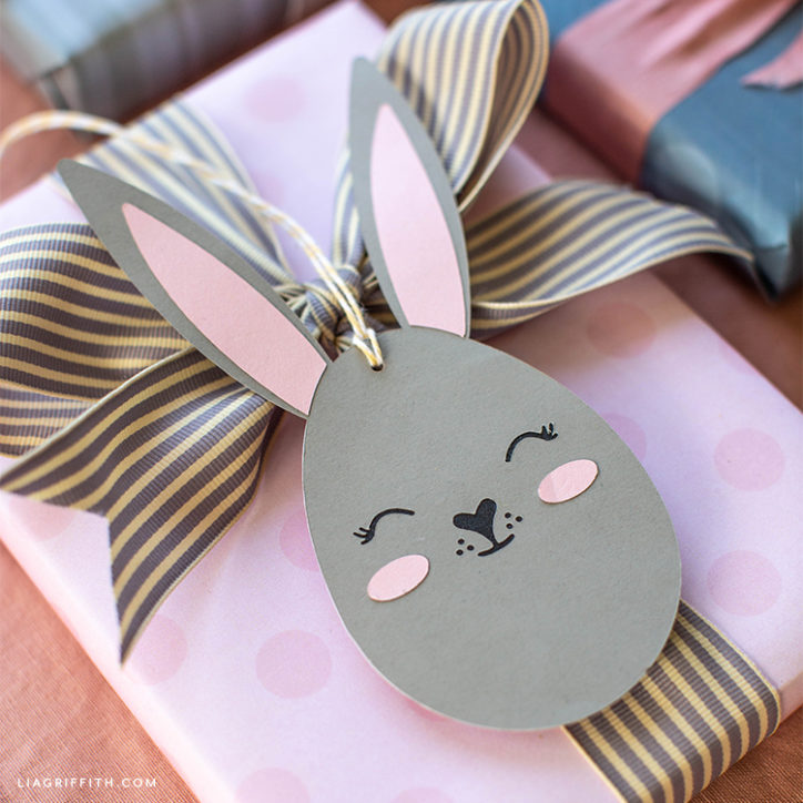 Papercut Easter Egg Animal Gift Tags and Gift Wrap - Lia Griffith