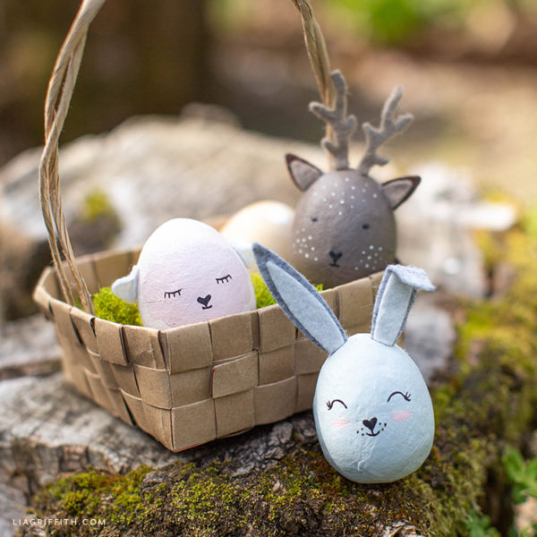 Painted Animal Easter Eggs DIY Tutorial - Lia Griffith