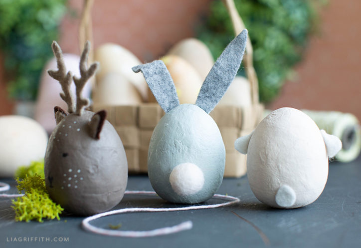 Painted Animal Easter Eggs DIY Tutorial - Lia Griffith