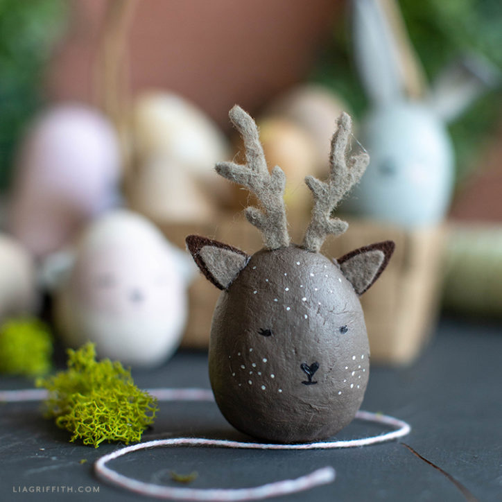 Painted Animal Easter Eggs DIY Tutorial - Lia Griffith
