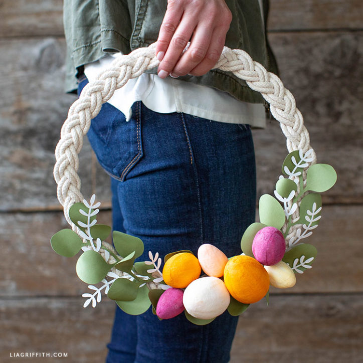 Seasonal DIY Decor: How to Make an Easter Wreath - Lia Griffith