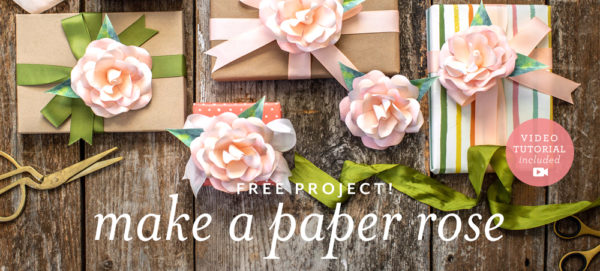Make a Simple Paper Rose - Lia Griffith