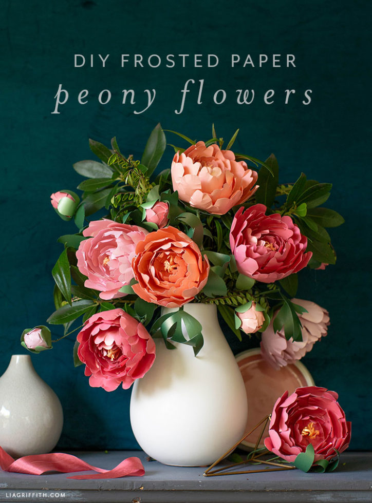 Video Tutorial: Frosted Paper Peonies Flower Kit - Lia Griffith