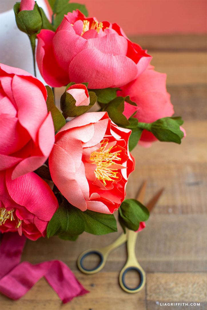 VIDEO: Crepe Paper Peony Flower Kit - Lia Griffith