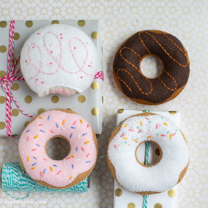 DIY Play Food for Kids: How to Make Felt Donuts - Lia Griffith