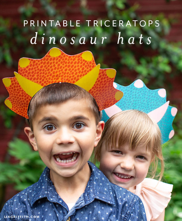 DIY Dinosaur Headbands for Kid's Birthday Party - Lia Griffith