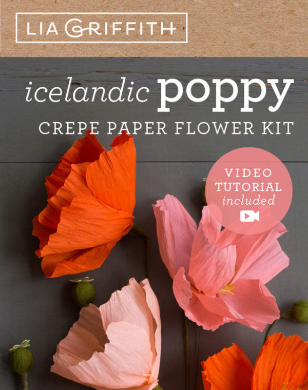 Crepe Paper Flower Kits - Lia Griffith