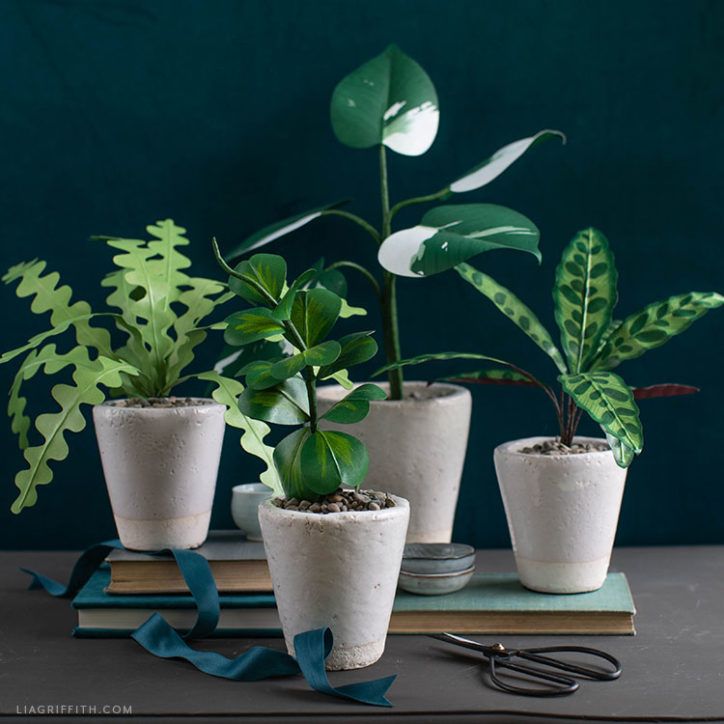 4 Easy DIY Paper Plants for Your Home or Office - Lia Griffith